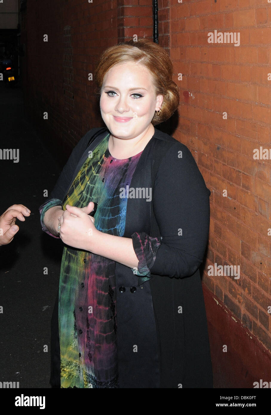 Adele aka Adele Atkins Celebrities arrive at O2 Shepherds Bush Empire ...