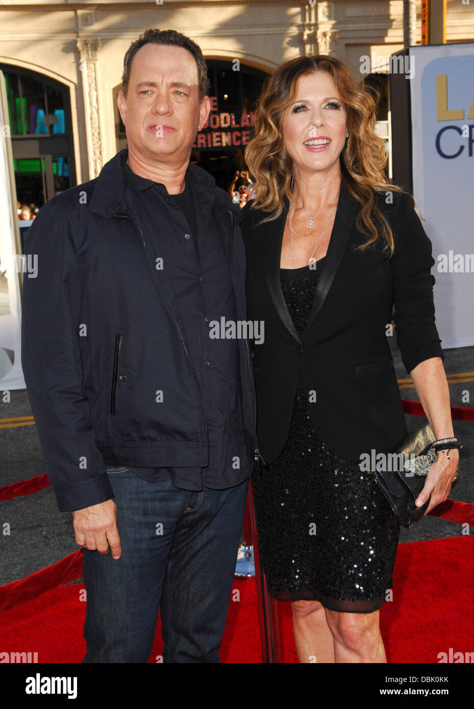 Tom Hanks and Rita Wilson 'Larry Crowne' Los Angeles Premiere at ...