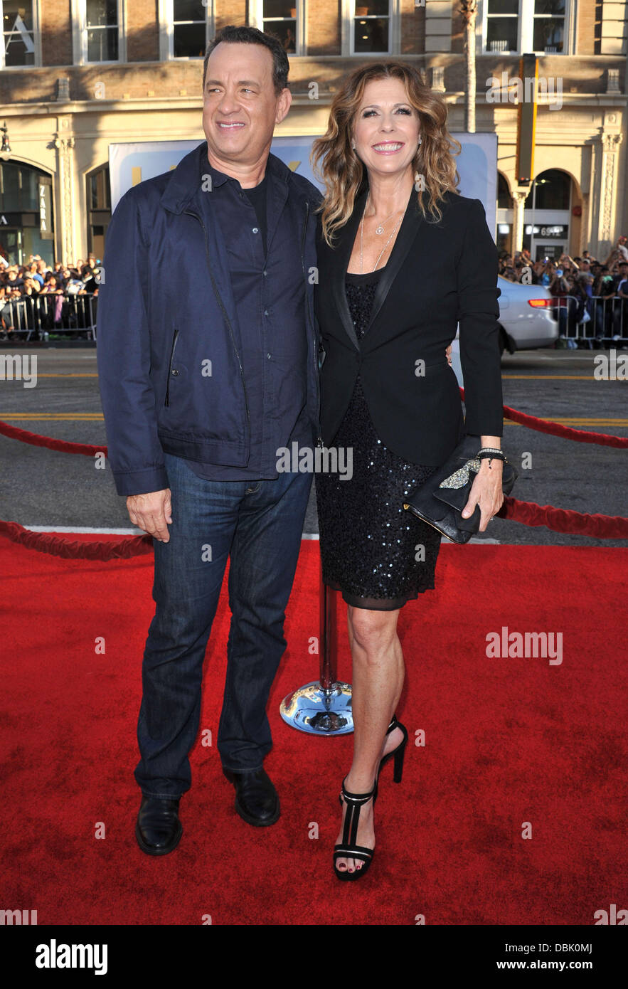 Tom Hanks and Rita Wilson 'Larry Crowne' Los Anglees Premiere at ...