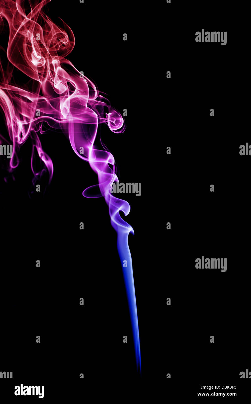 Colour smoke creating interesting shapes & patterns Stock Photo - Alamy