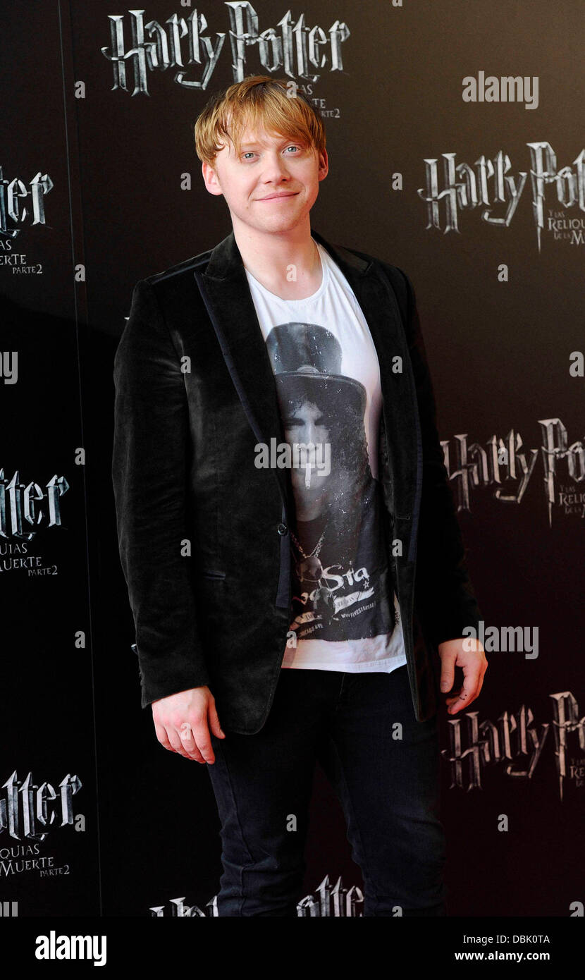 Rupert Grint 'Harry Potter and the Deathly Hallows: Part 2' photocall ...