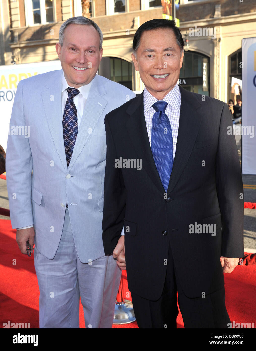 Brad Altman and George Takei 'Larry Crowne' Los Anglees Premiere at ...