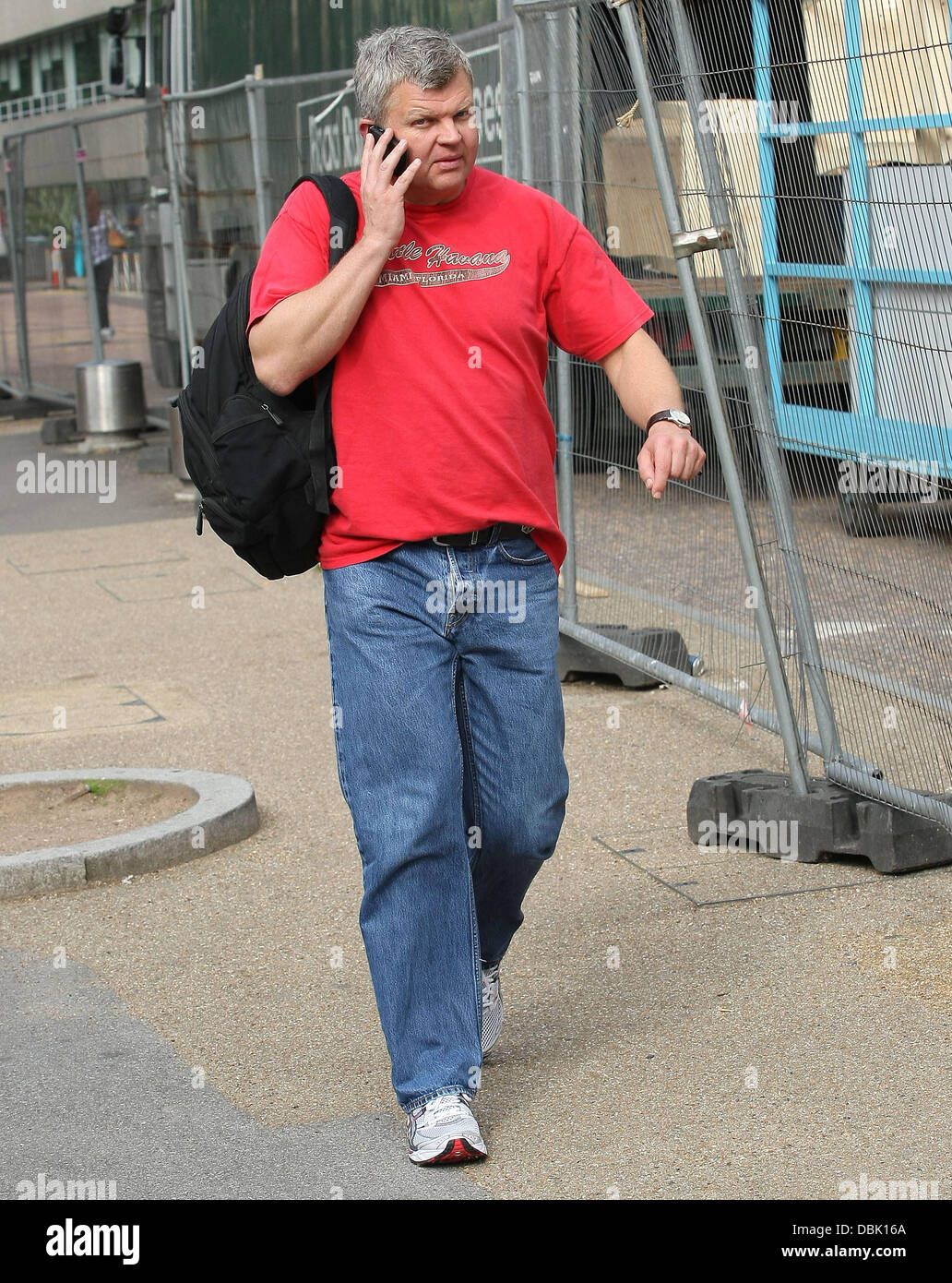 Adrian Chiles at the ITV studios London, England - 28.06.11 Stock Photo ...