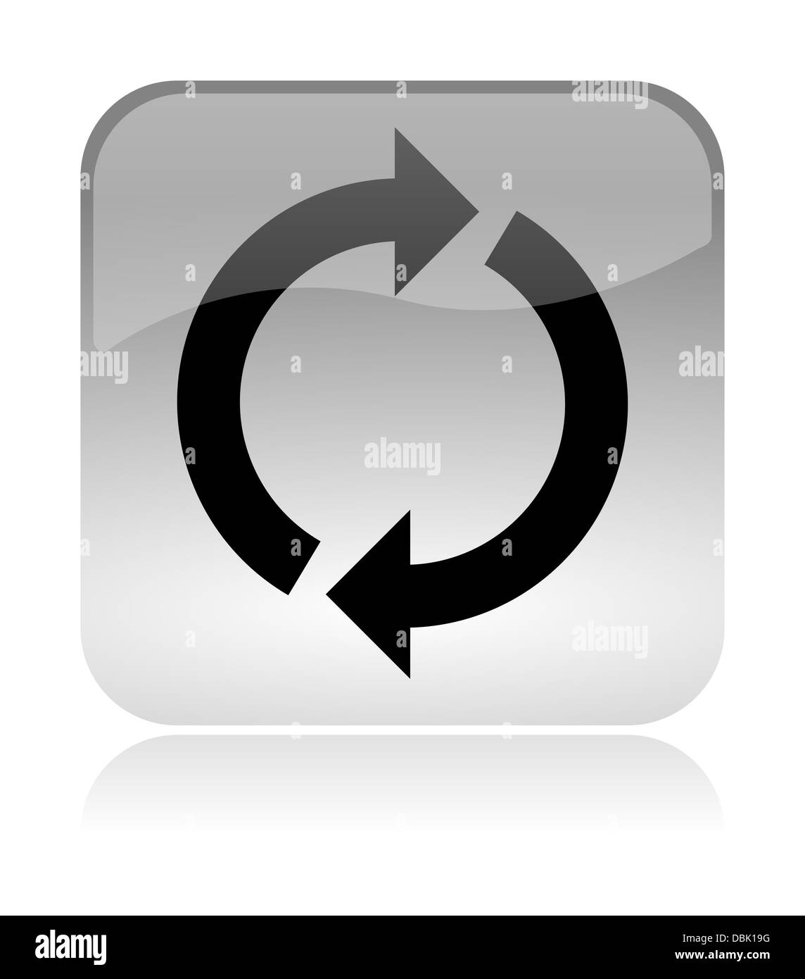 Reload arrows Black and White Stock Photos & Images - Alamy