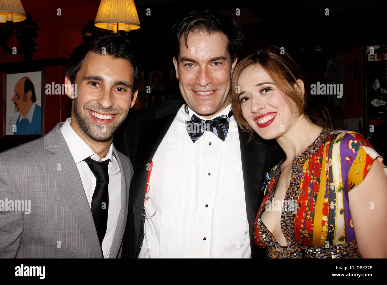Rafi Silver, Jeremy S. Holm and Marina Squerciati Opening night after ...
