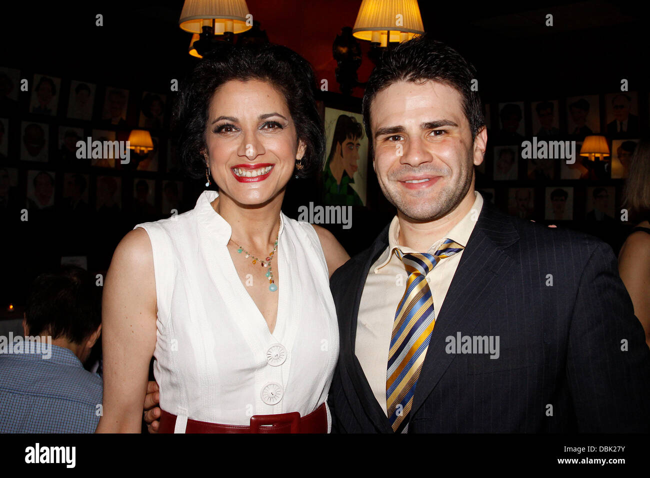 Saundra Santiago and Gabriel Furman Opening night after party for the ...