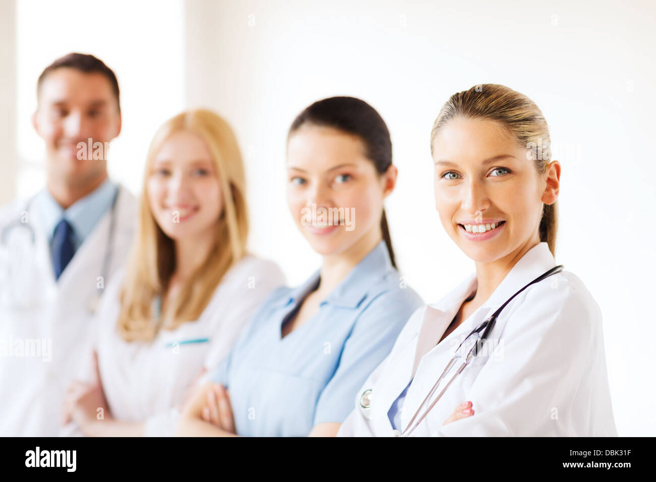 young team or group of doctors Stock Photo - Alamy