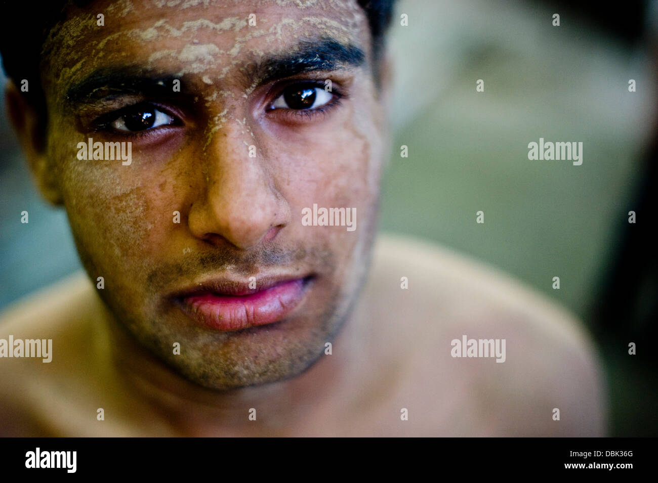 Indian kushti wrestler pose photograph hi-res stock photography and ...