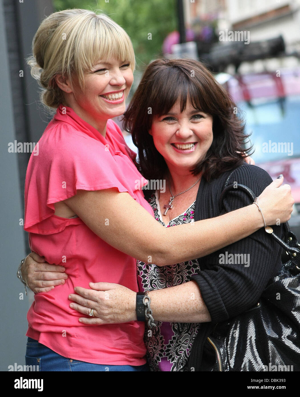 Kate Thornton, Coleen Nolan Celebrities outside the Ivy restaurant in ...