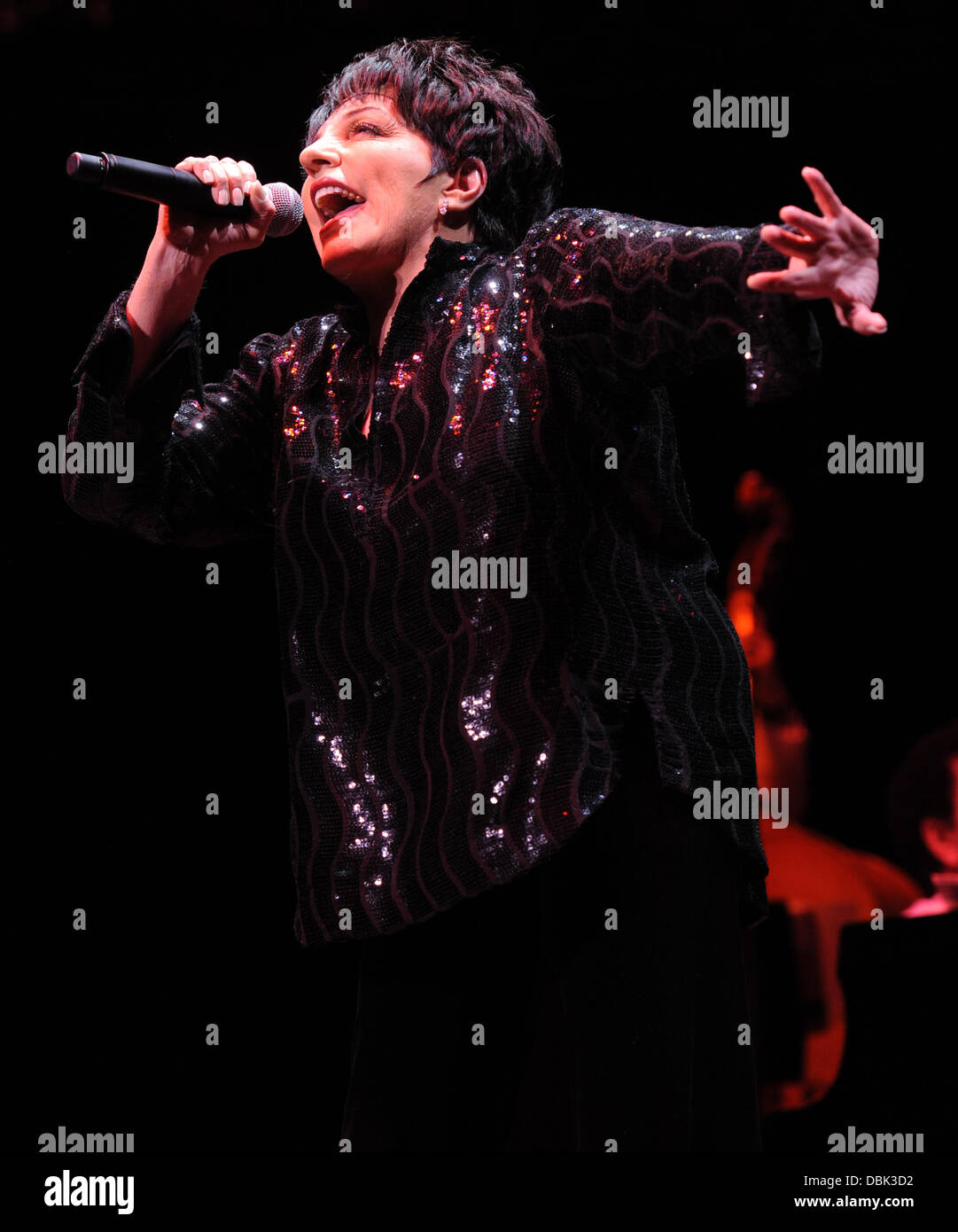 Liza Minnelli performing at Royal Albert Hall London, England - 29.06. ...