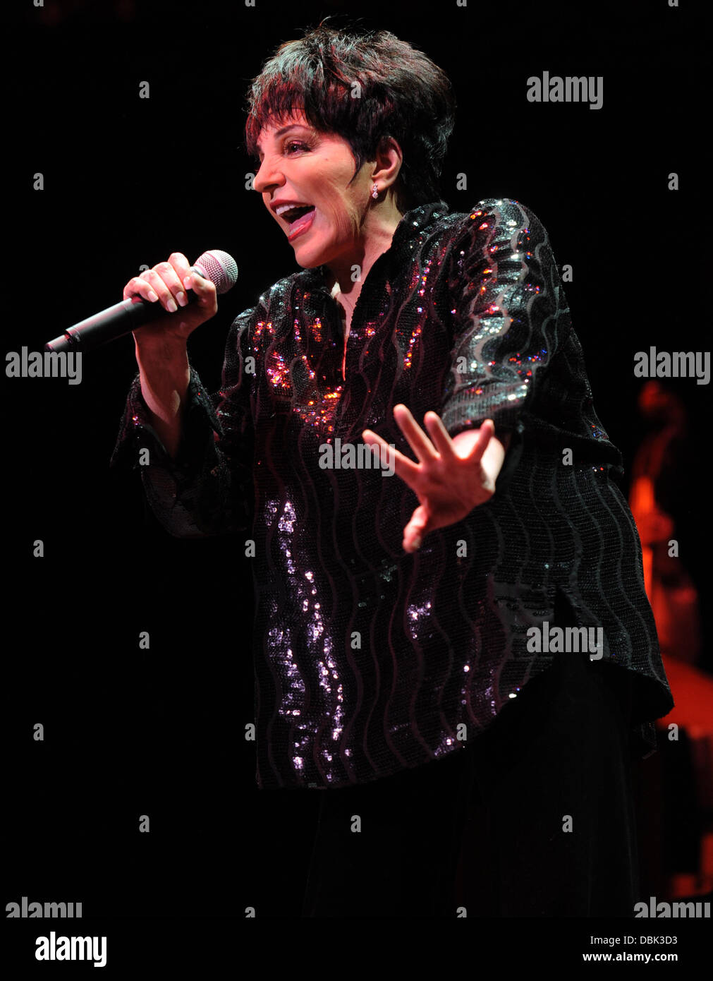 Liza Minnelli performing at Royal Albert Hall London, England - 29.06. ...