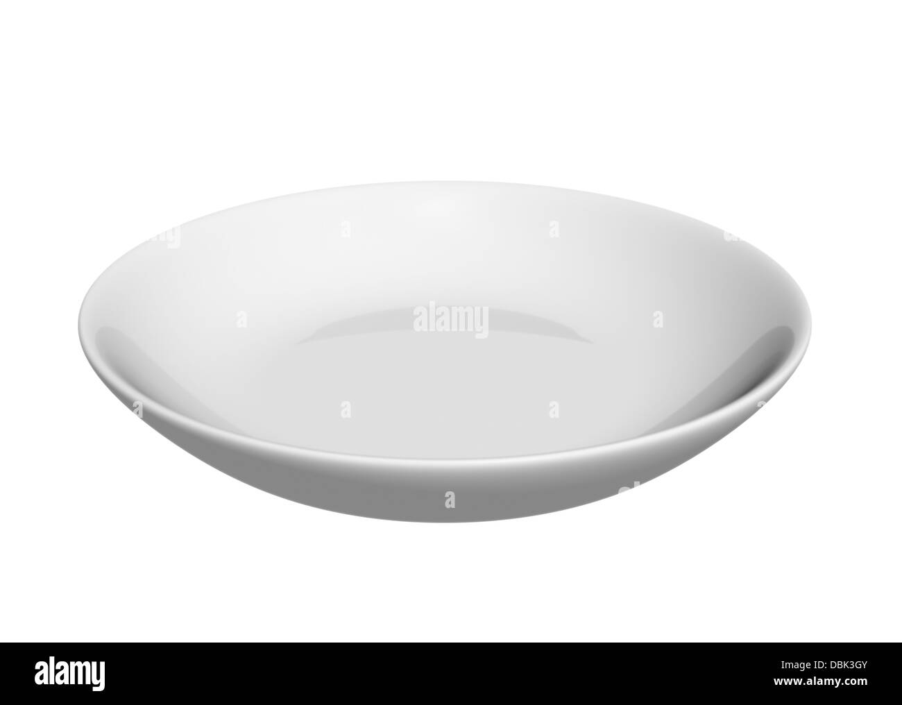 Empty plate - isolated with clipping path Stock Photo - Alamy