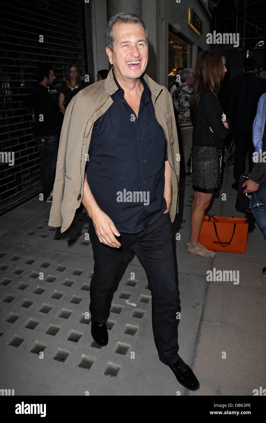Mario Testino celebrities attending the Missoni For Hoping Foundation ...