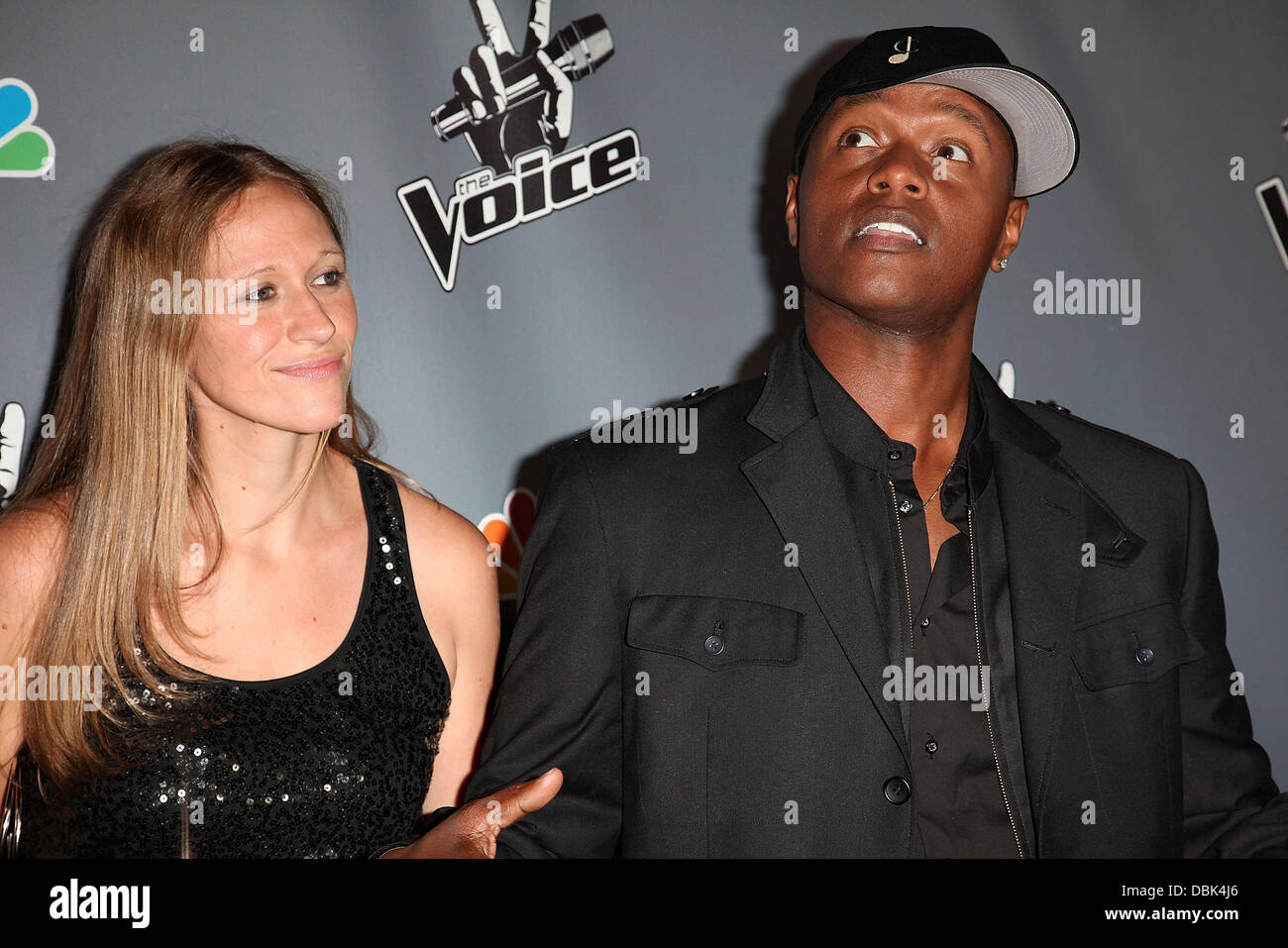 Javier Colon and wife 'The Voice' Live Finale Wrap Party at Avalon ...