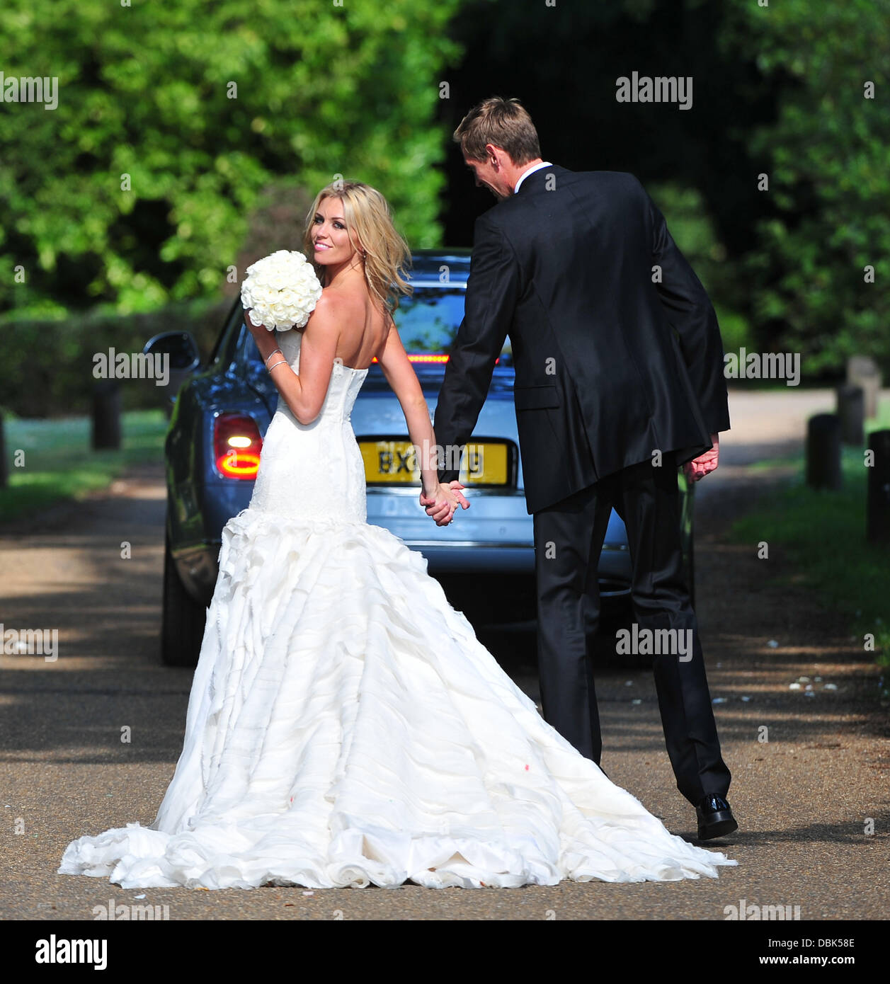 Peter crouch abbey clancy wedding hi-res stock photography and images - Alamy