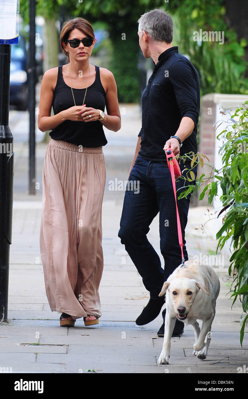 Gary Lineker and wife Danielle Lineker aka Danielle Bux with their Dog ... Gary Lineker and wife Danielle Lineker aka Danielle Bux with their Dog ...