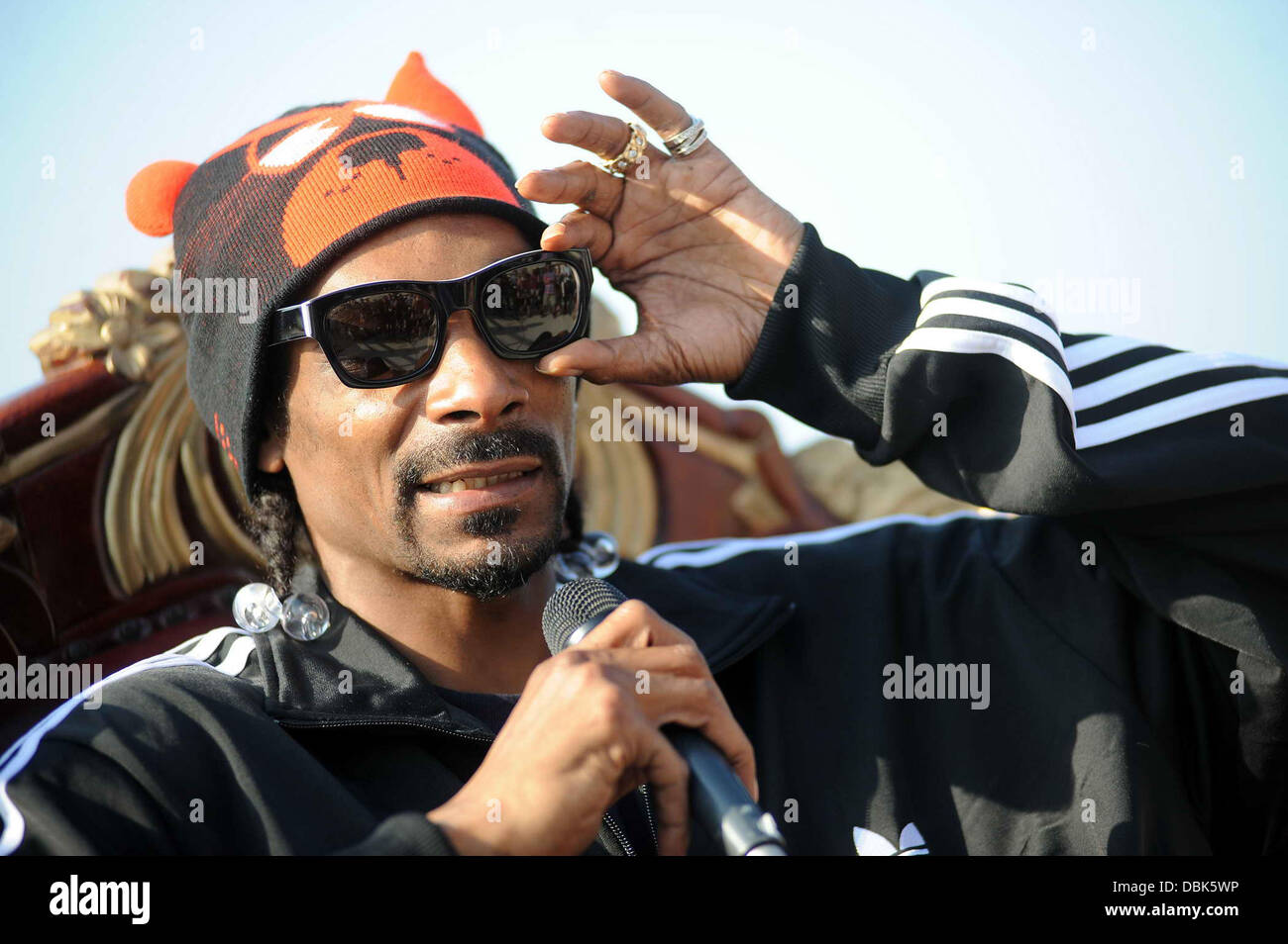 Snoop Dogg Isle of MTV Malta - Photocall Fosos, Malta - 30.06.11 Stock ...