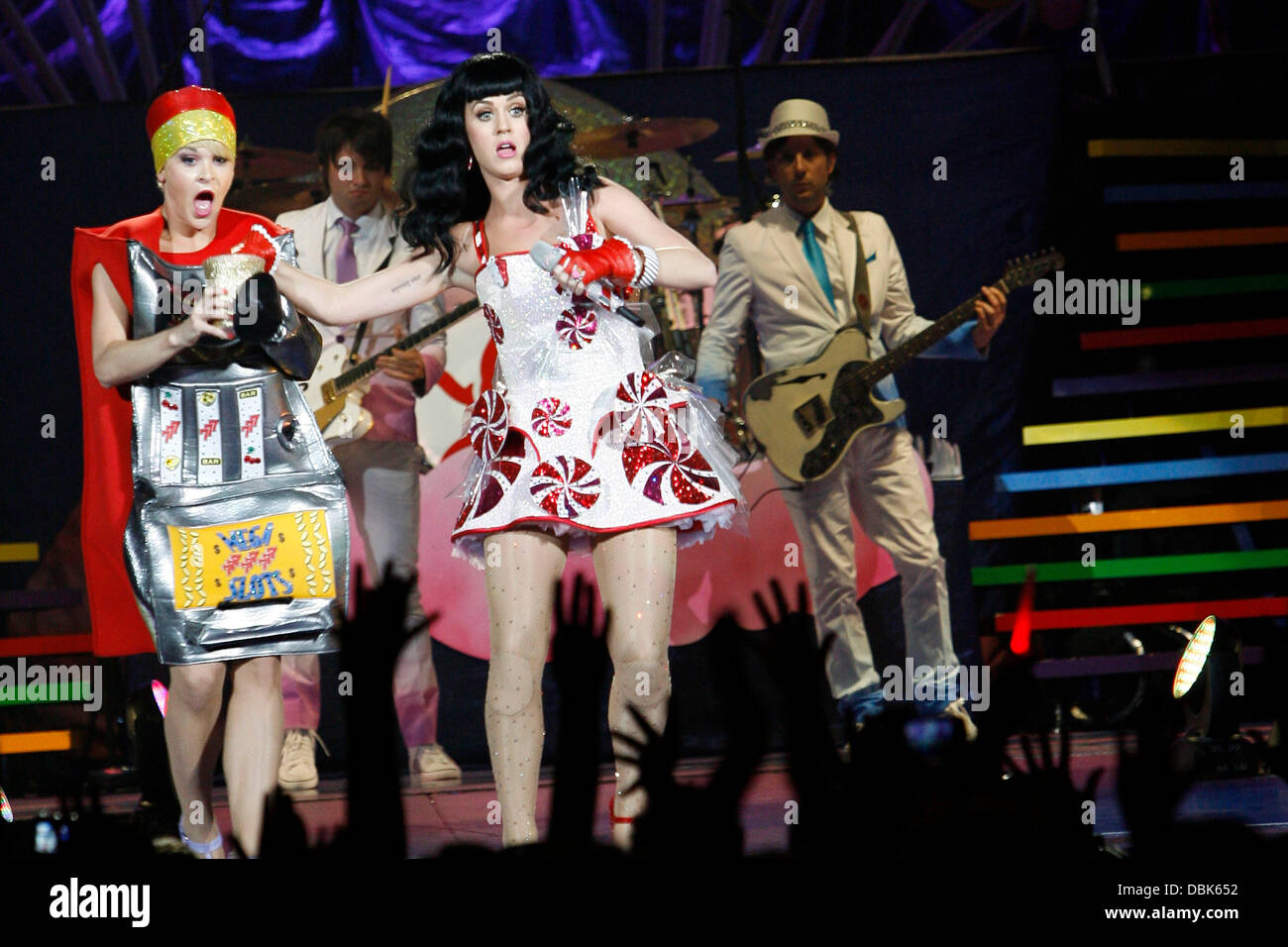 Katy Perry performs live on stage at the Air Canada Centre Toronto ...