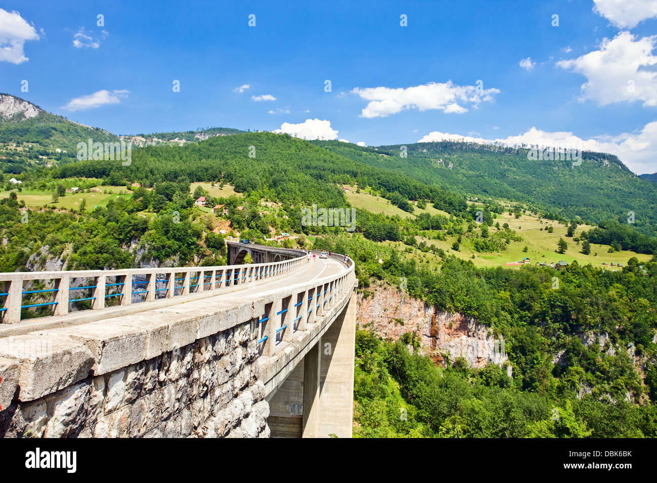 Montenegro . The highest bridge in Europe Stock Photo - Alamy