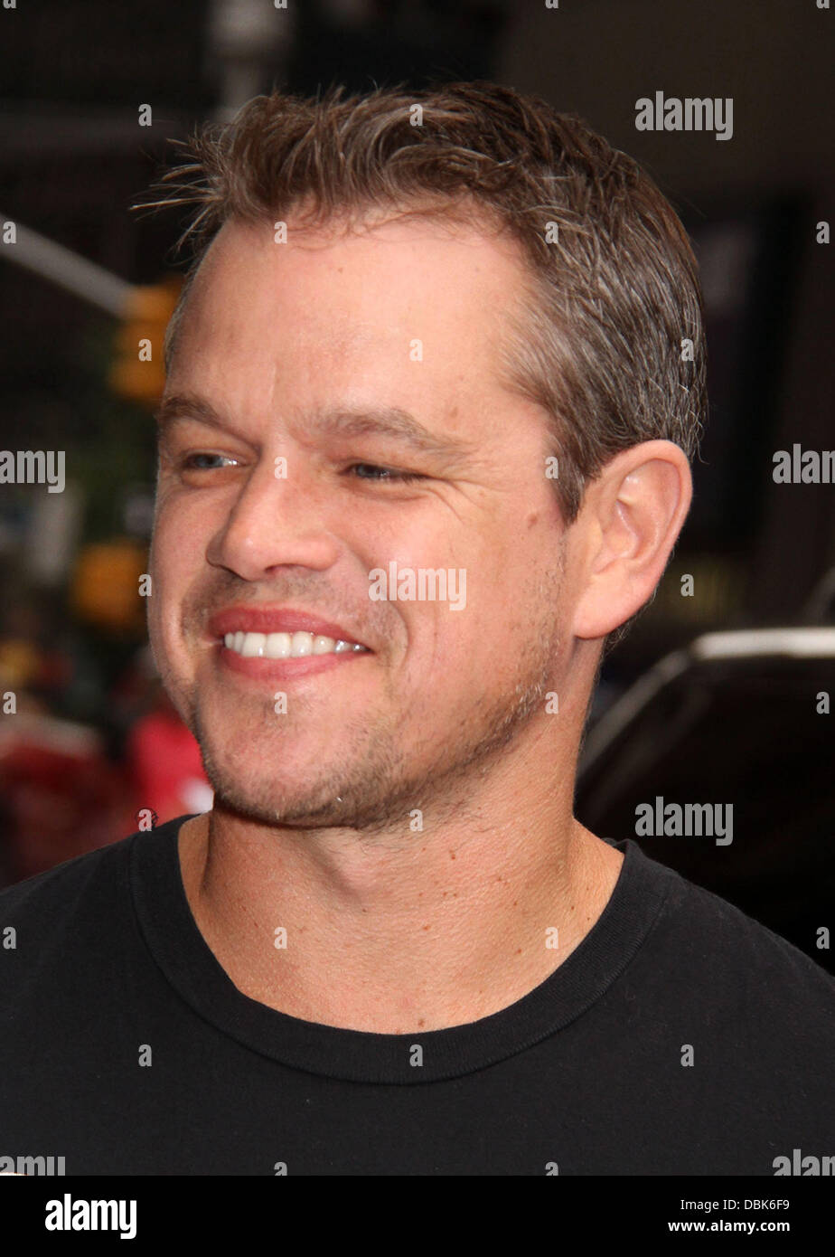 New York, New York, USA. 31st July, 2013. Actor MATT DAMON at his ...