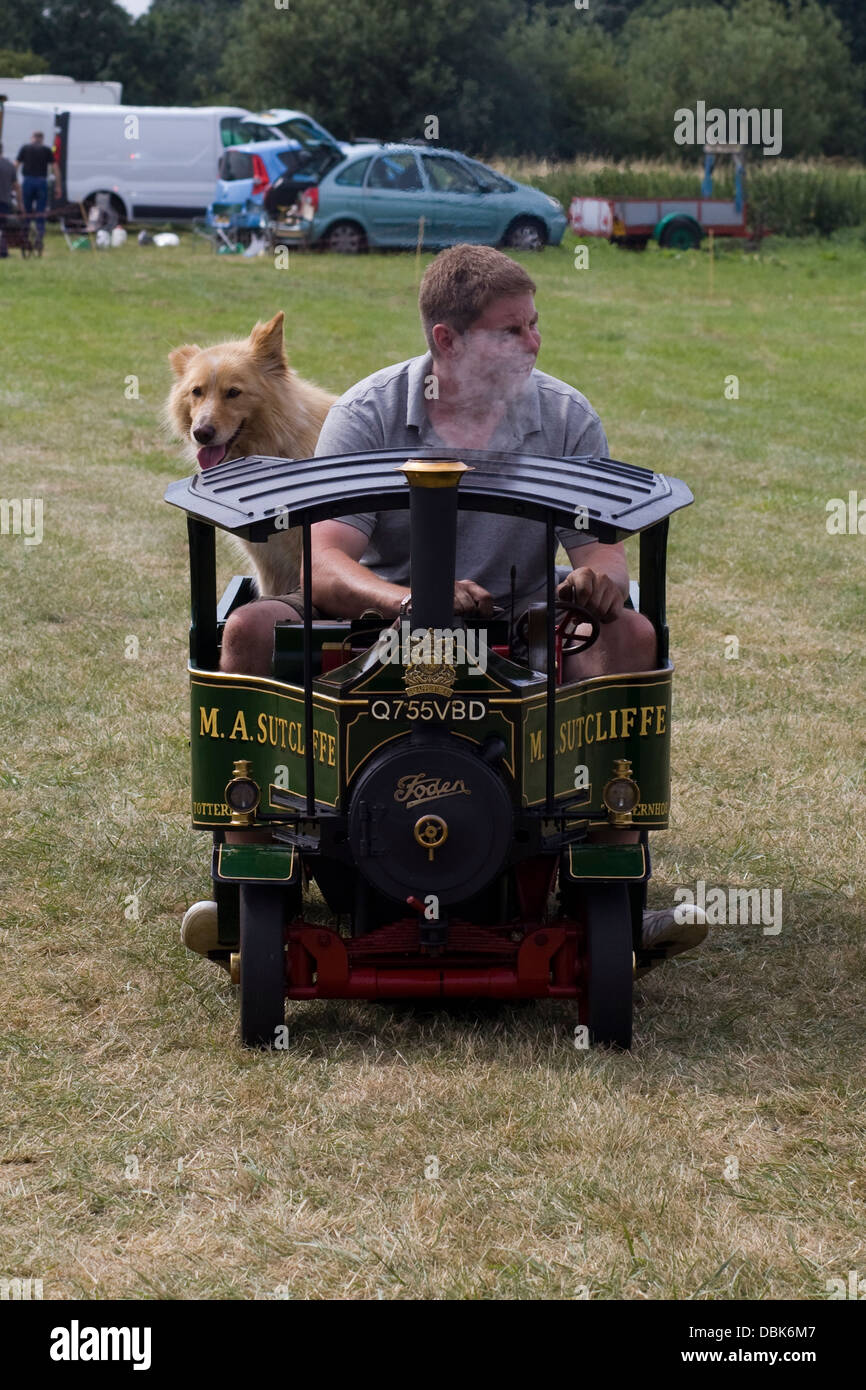Foden C Type Lorry 4 Inch Scale Miniature Steam Engine with Dog sitting ...