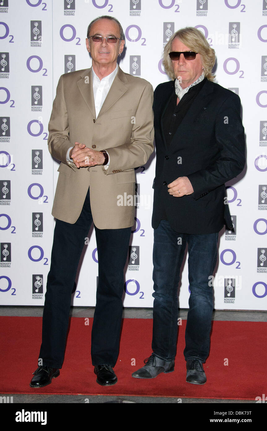 Francis Rossi and Rick Parfitt of Status Quo Nordoff Robbins O2 Silver Clef Awards - Arrivals ...