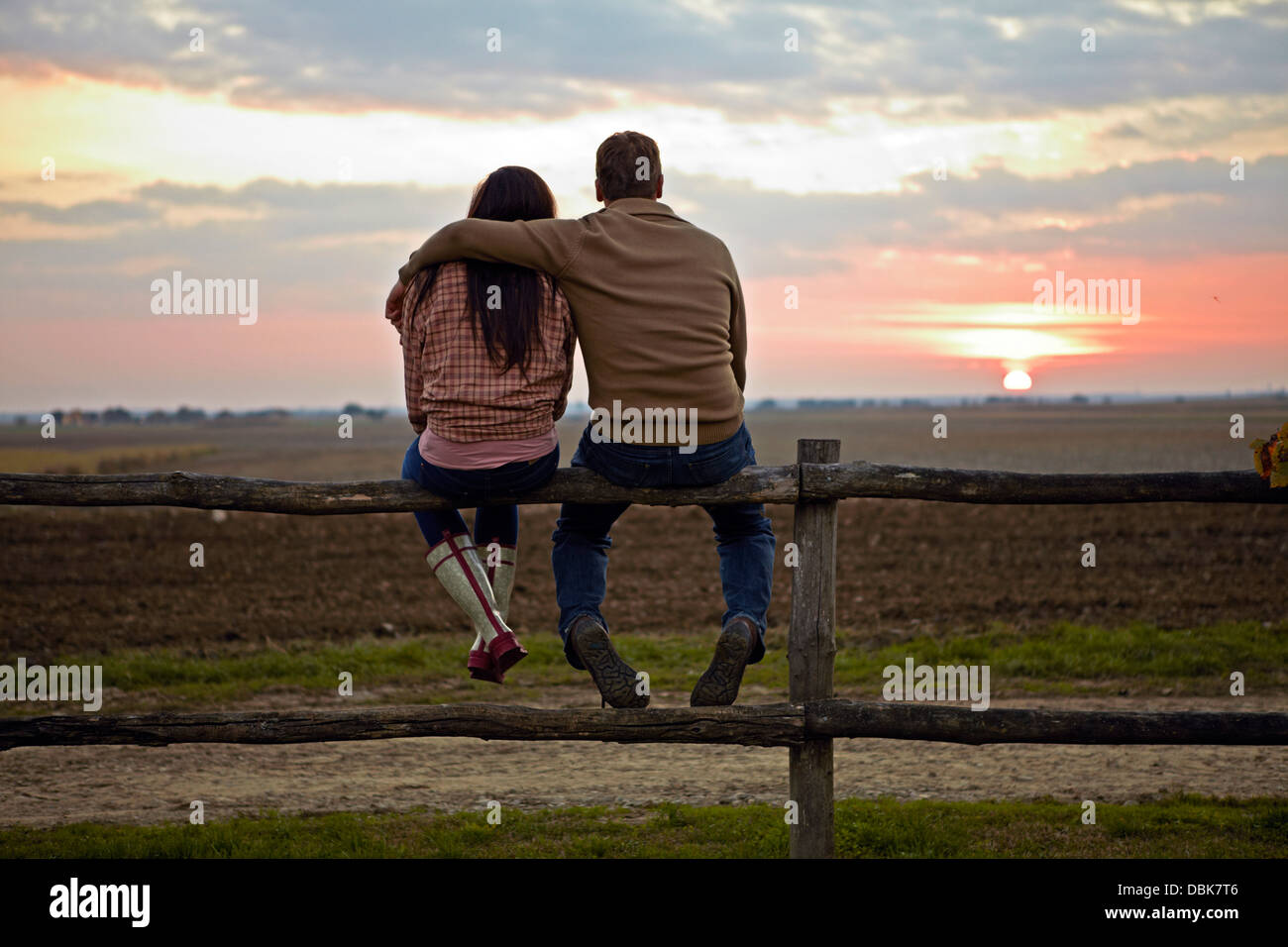 Man watching over fence hi-res stock photography and images - Alamy
