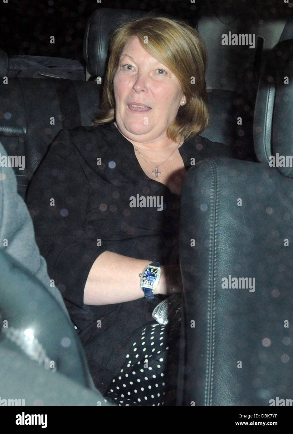 Susan Cole attends Cheryl Cole's birthday celebrations at the Sanderson ...
