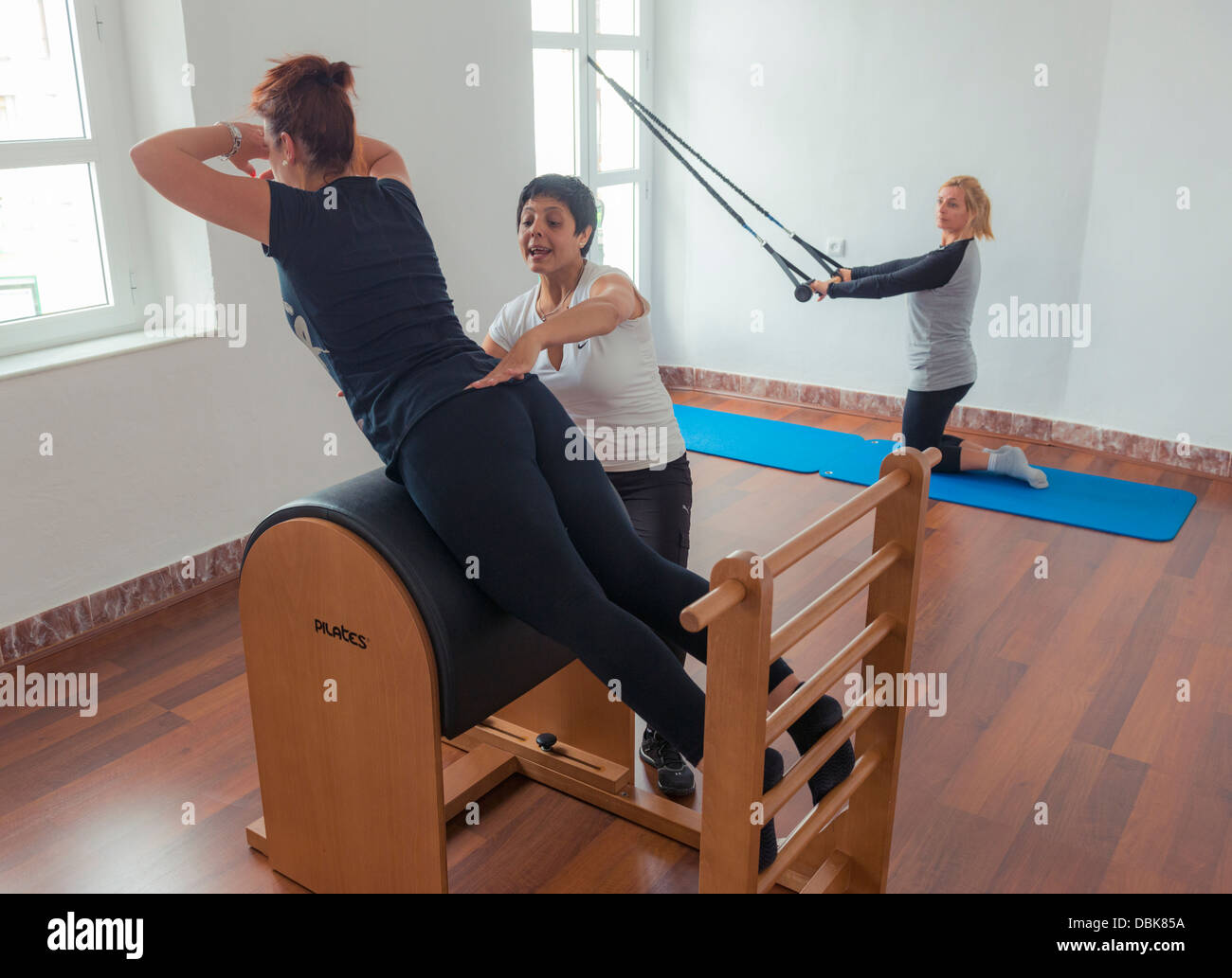 Pilates teacher hi-res stock photography and images - Alamy
