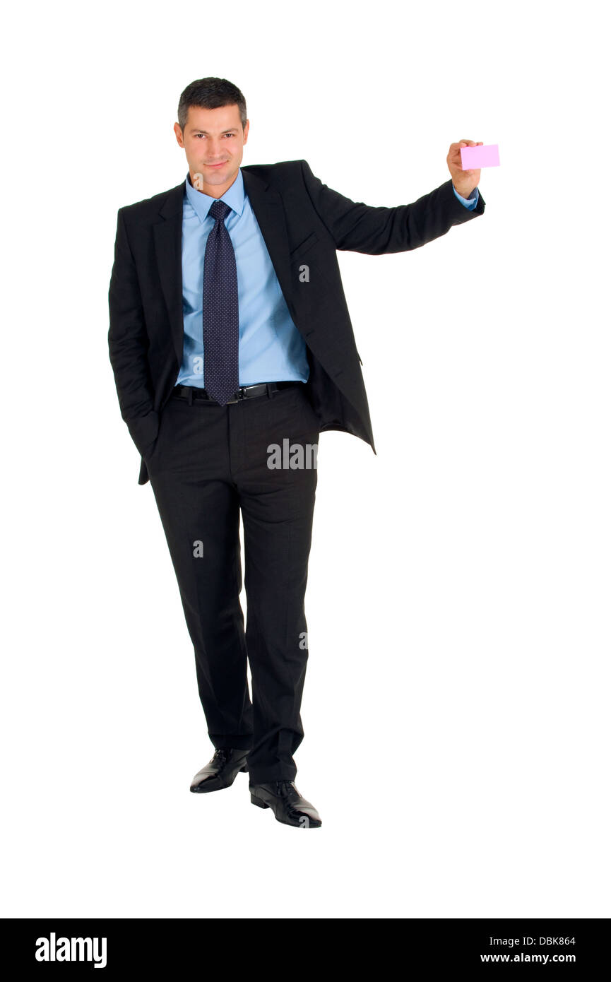 businessman with post-it Stock Photo - Alamy