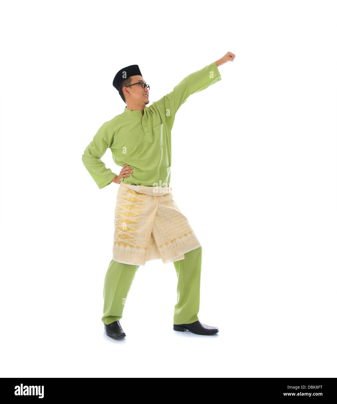 malay male jumping celebrating hari raya eid fitr after ramadan Stock ...