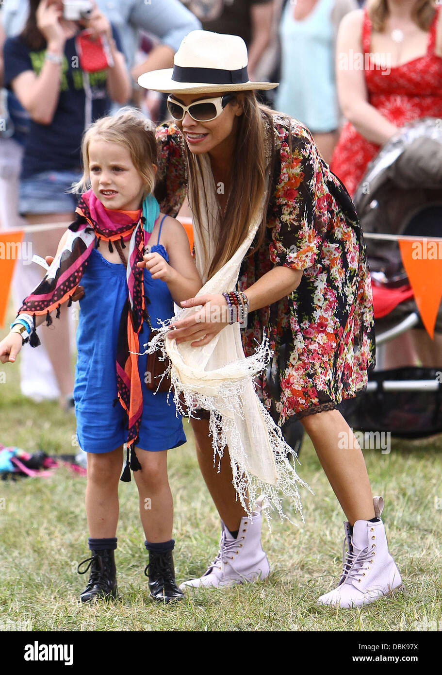 Elen Rivas and her daughter Isla The Cornbury Music Festival 2011 ...
