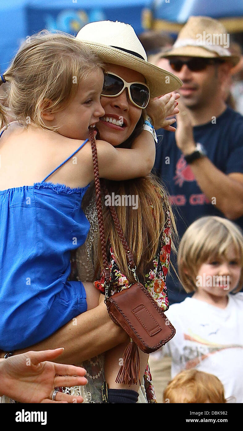 Elen Rivas and her daughter Isla The Cornbury Music Festival 2011 ...