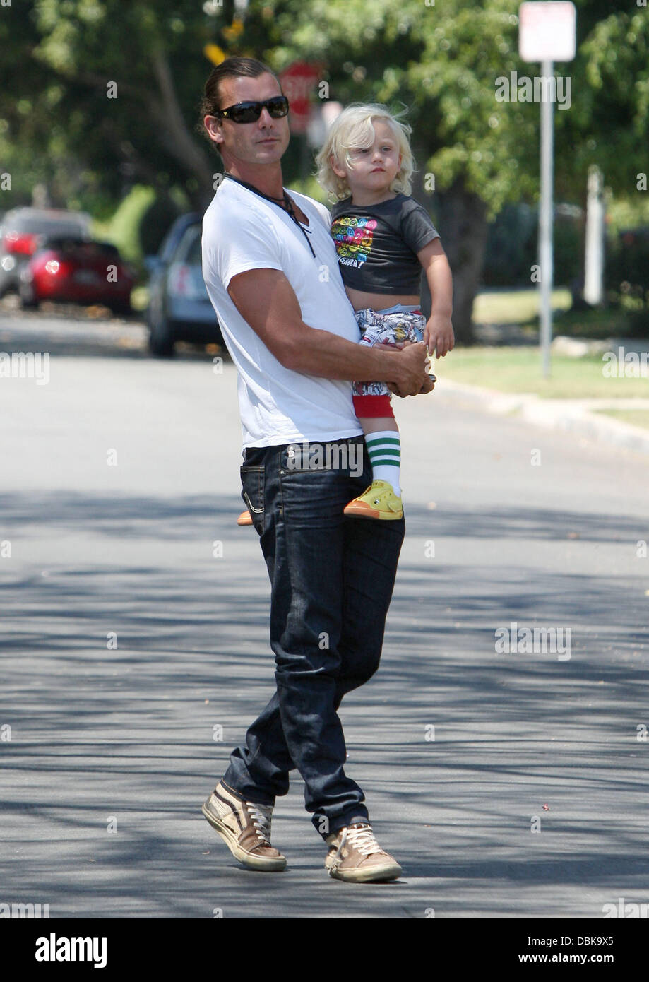 Gavin and Zuma Rossdale Gwen Stefani and Gavin Rossdale bring take ...