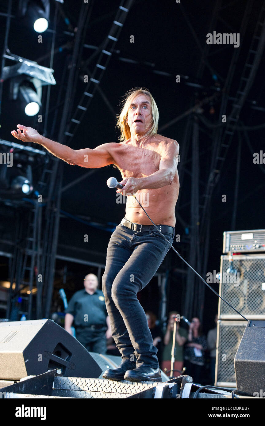 Iggy Pop Hop Farm Festival 2011 - Day 2 Kent, England - 02.07.11 Stock ...