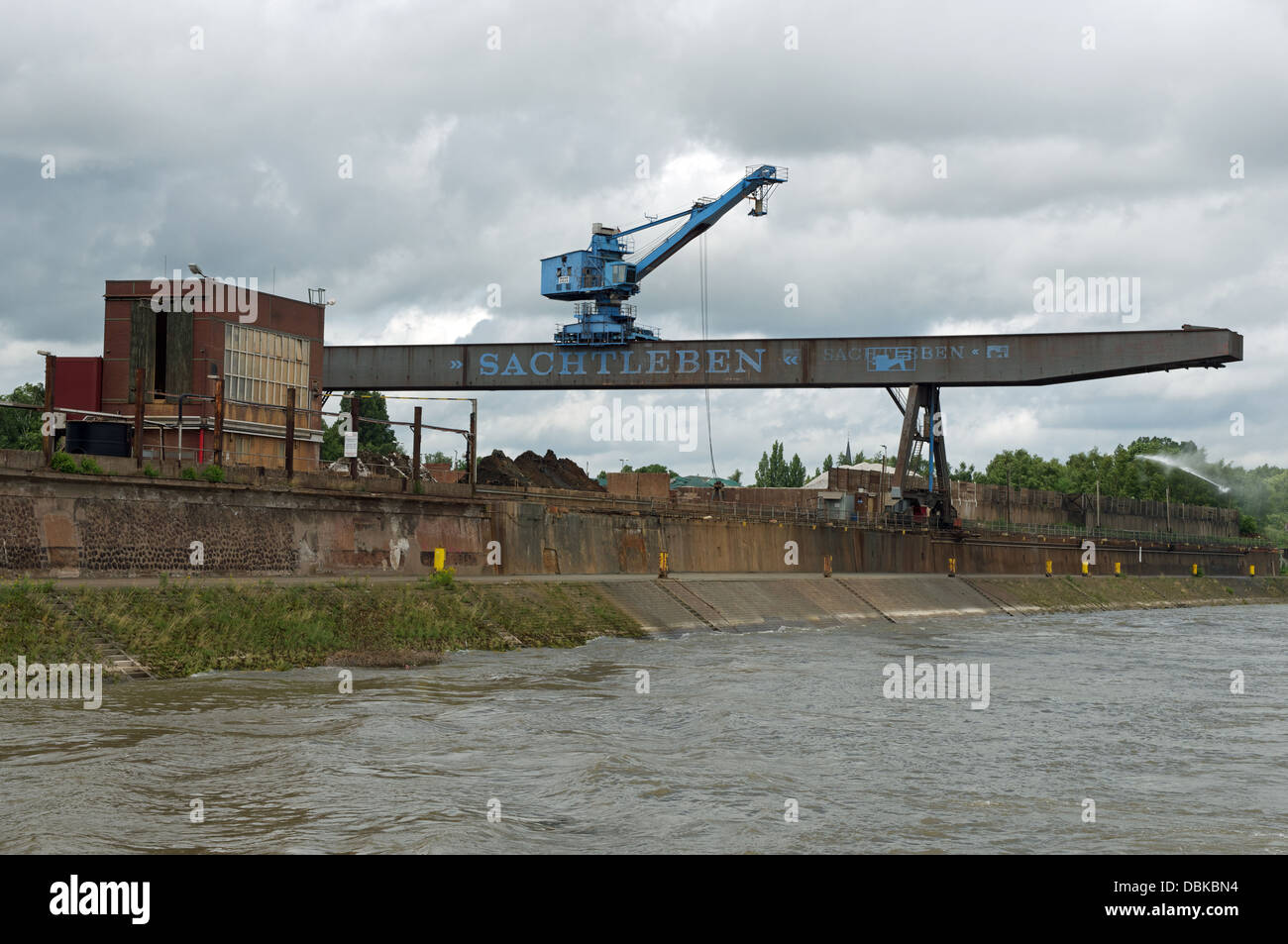 Sachtleben Chemical factory Duisburg Germany Stock Photo - Alamy