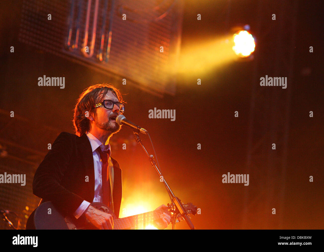 Jarvis Cocker of Pulp Wireless Festival held at Hyde Park - Day 3 ...