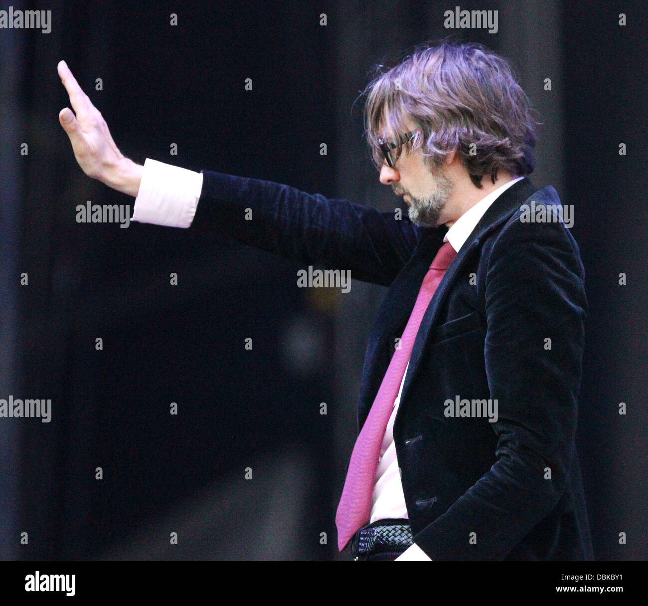 Jarvis Cocker of Pulp Wireless Festival held at Hyde Park - Day 3 ...