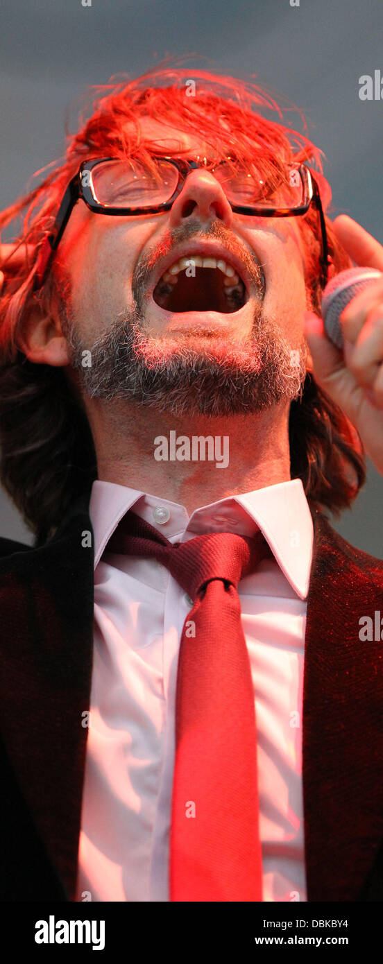 Jarvis Cocker of Pulp Wireless Festival held at Hyde Park - Day 3 ...