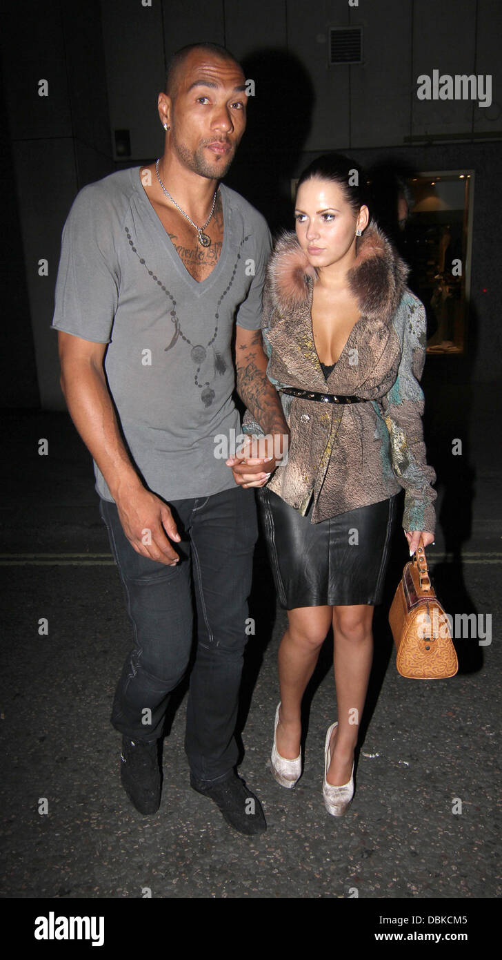 John Carew leaves Whisky Mist club with a female companion London ...