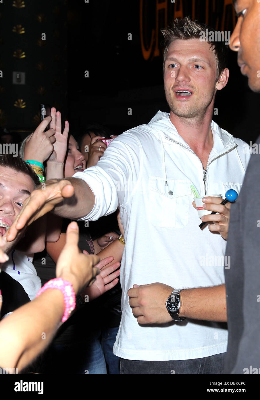 Nick Carter New Kids On The Block official after party at Chateau ...