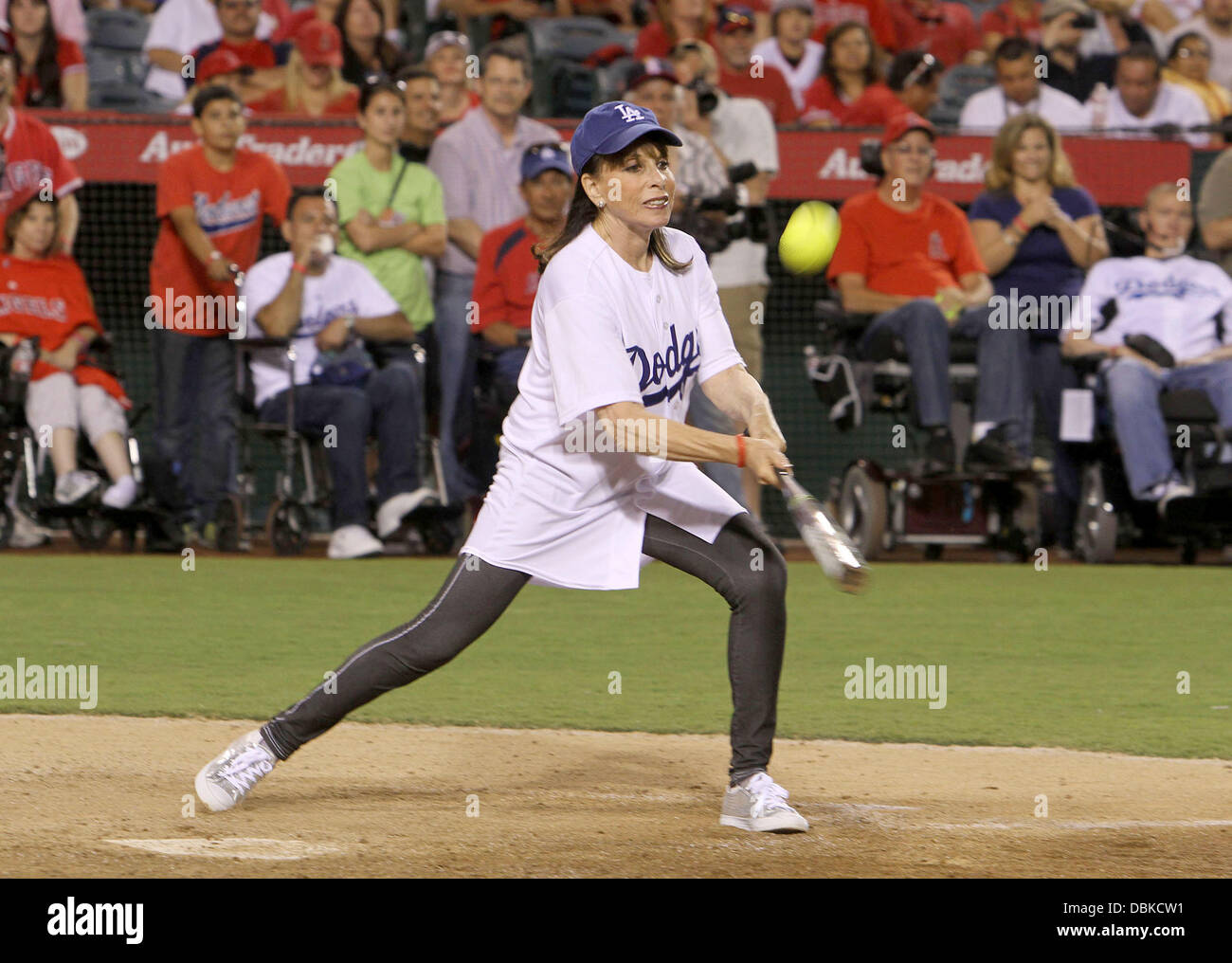 Kate Linder Steve Garvey's Celebrity Softball Game for ALS Research ...