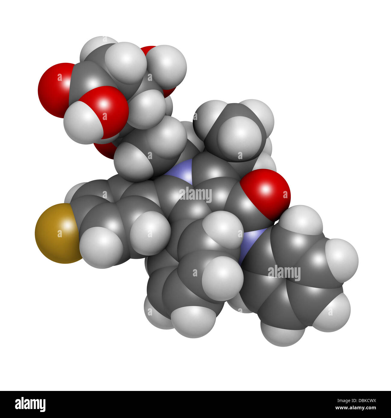 Atorvastatin cholesterol lowering drug (statin class), chemical ...
