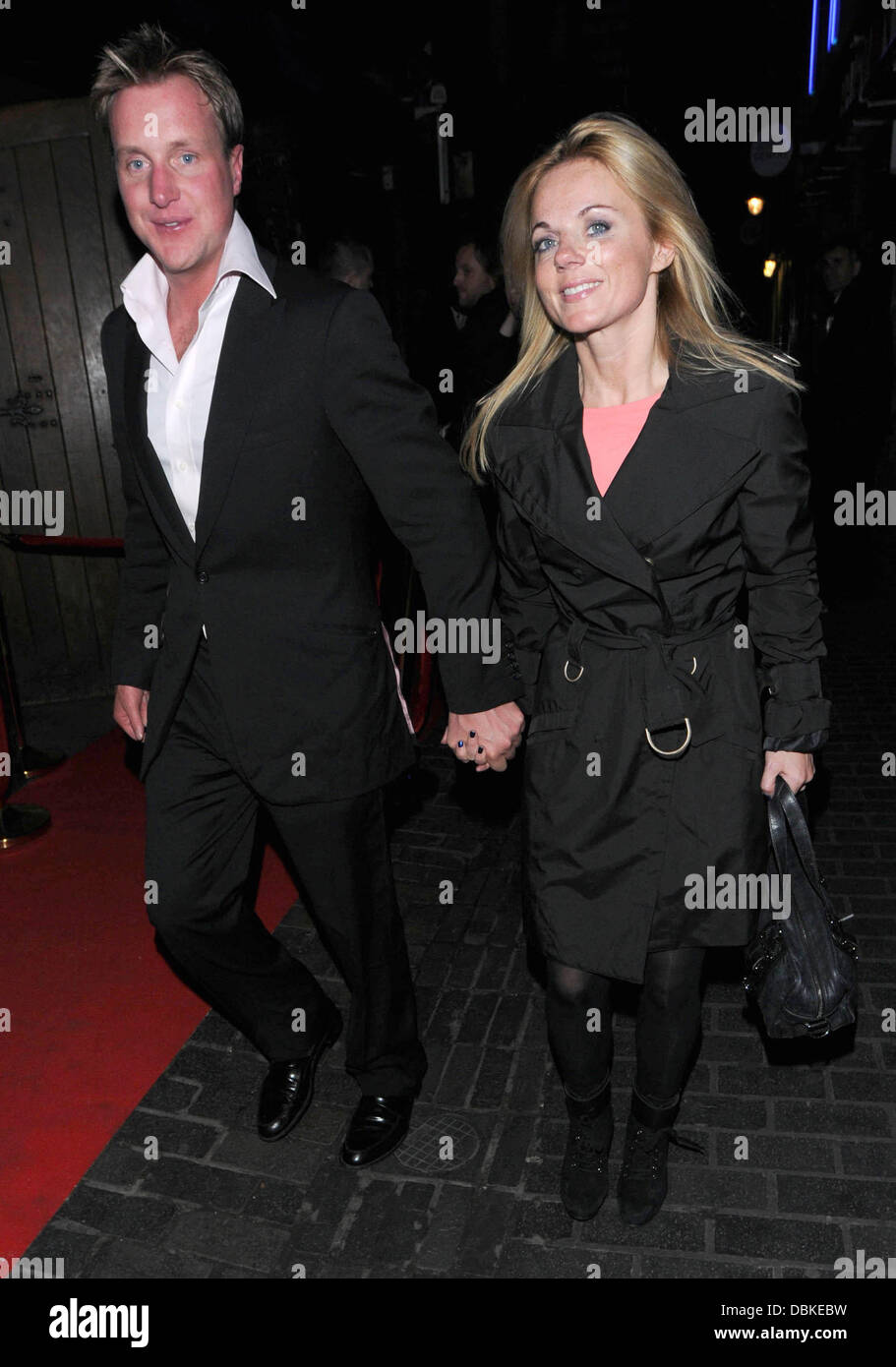 Geri Halliwell and Henry Beckwith enjoy a night out together in London ...