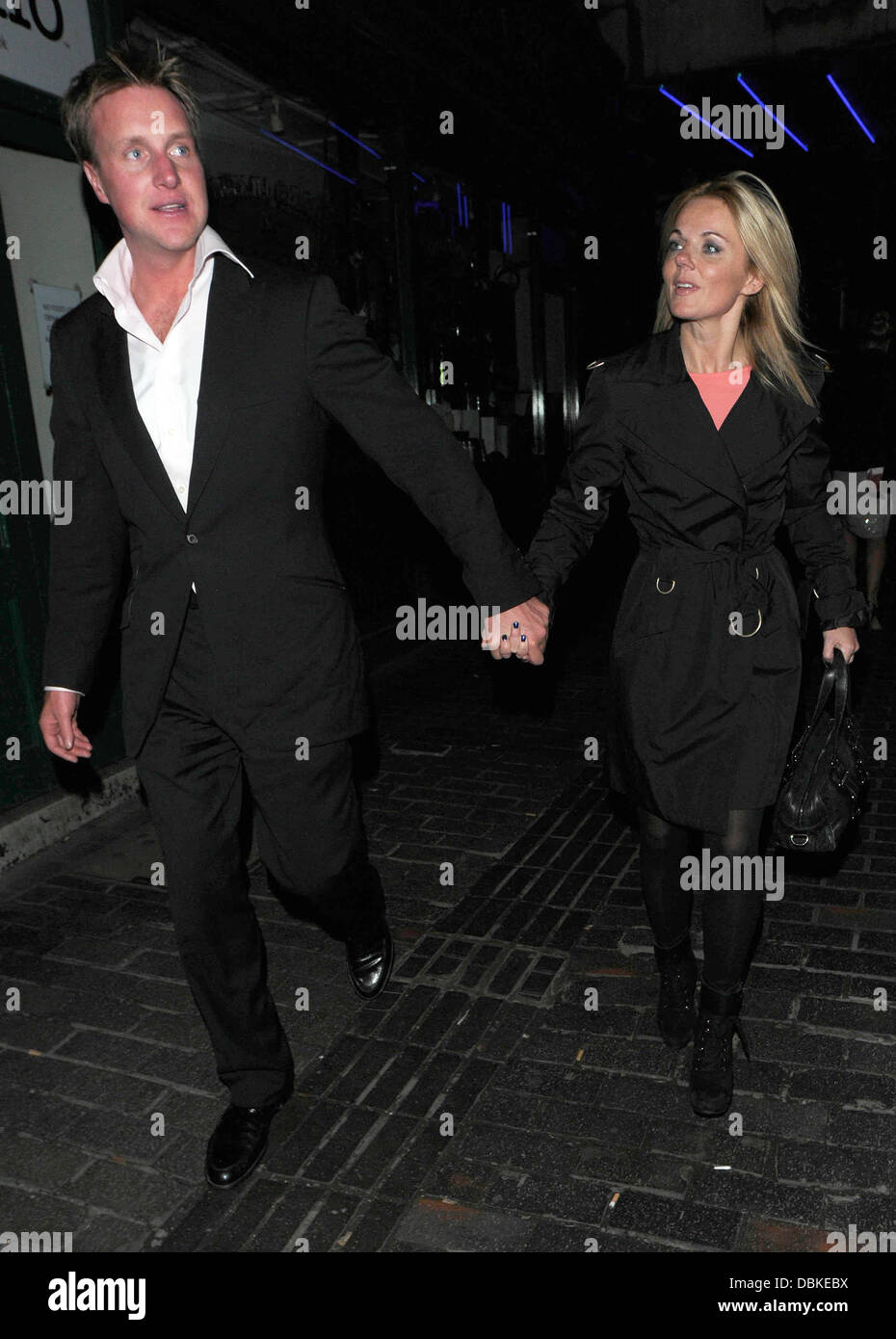 Geri Halliwell and Henry Beckwith enjoy a night out together in London ...