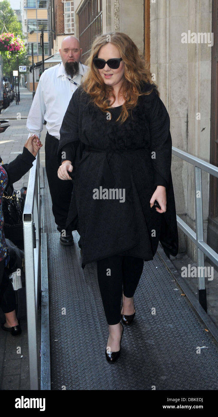 Adele Adkins at the BBC Radio 1 studios London, England - 05.07.11 ...