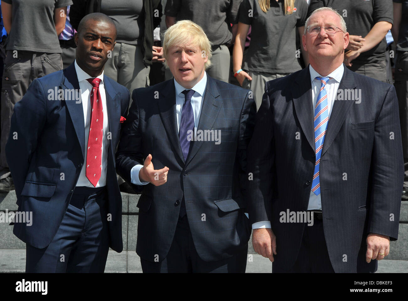 Mayor of London Boris Johnson and Tim Campbell Mayor of London is ...