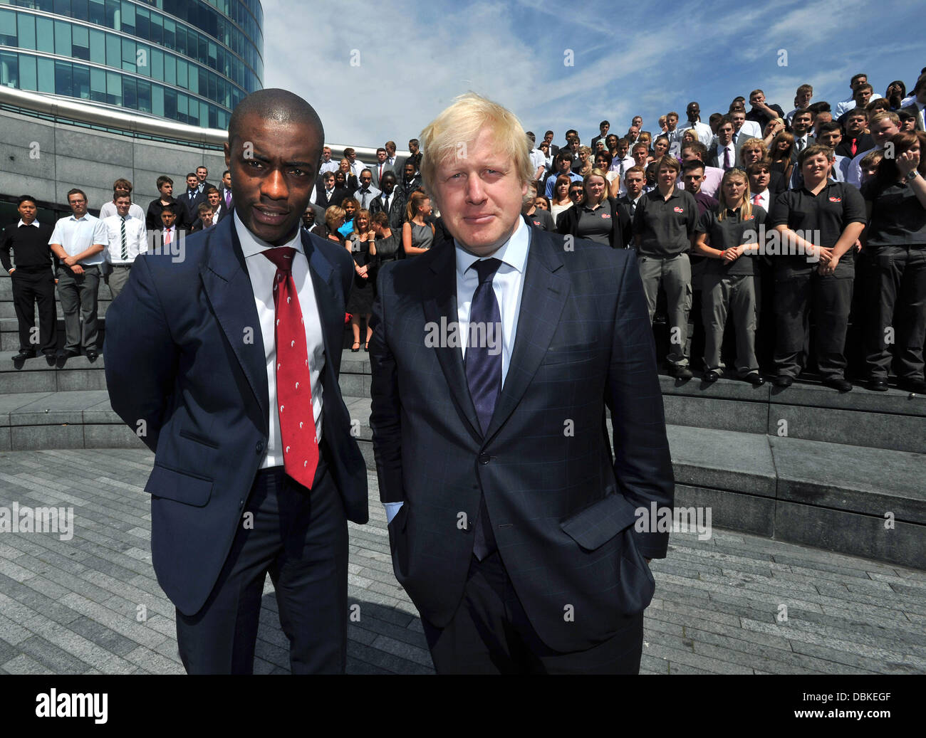Mayor of London Boris Johnson and Tim Campbell Mayor of London is ...