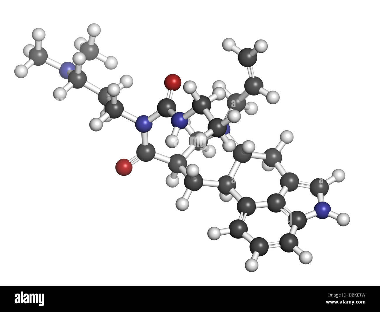 Cabergoline drug chemical structure used Cut Out Stock Images ...