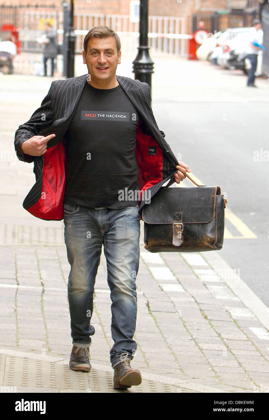 Chris Gascoyne, arriving at Granada Studios to film an episode of ...